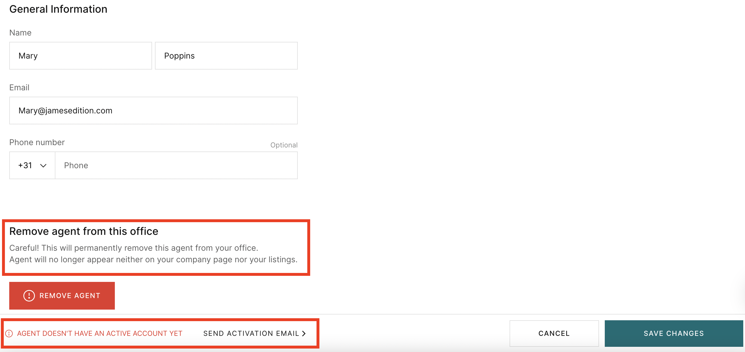 How can I add or edit admins and agents on my account?